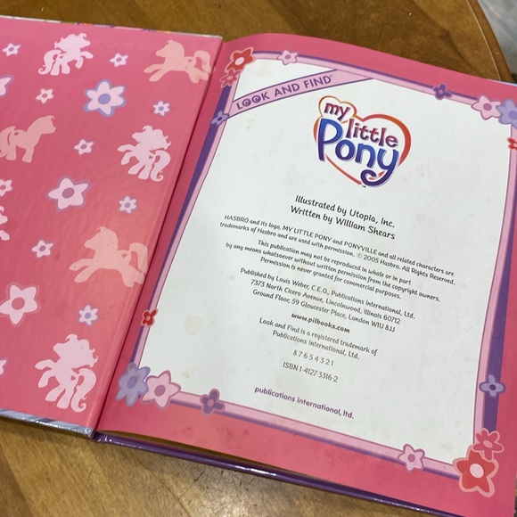 Hasbro | Toys | My Little Pony Look And Find Book Childrens Book | Poshmark